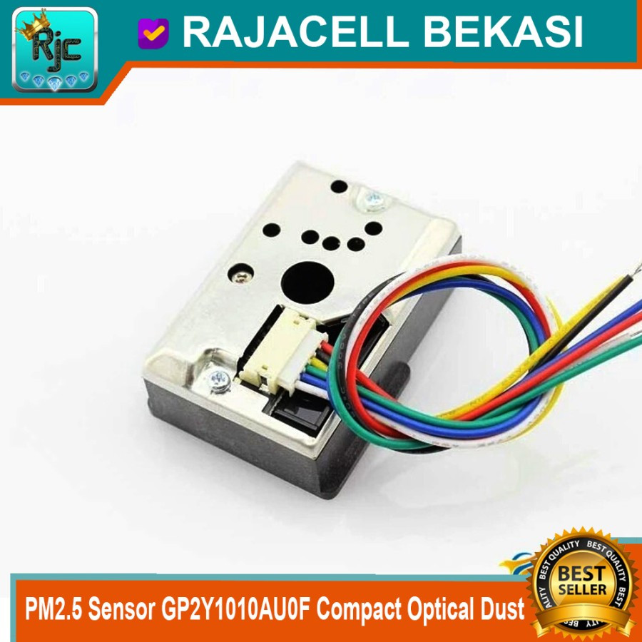 Jual PM2.5 Sensor GP2Y1010AU0F Compact Optical Dust & Smoke Particle Sensor | Shopee Indonesia