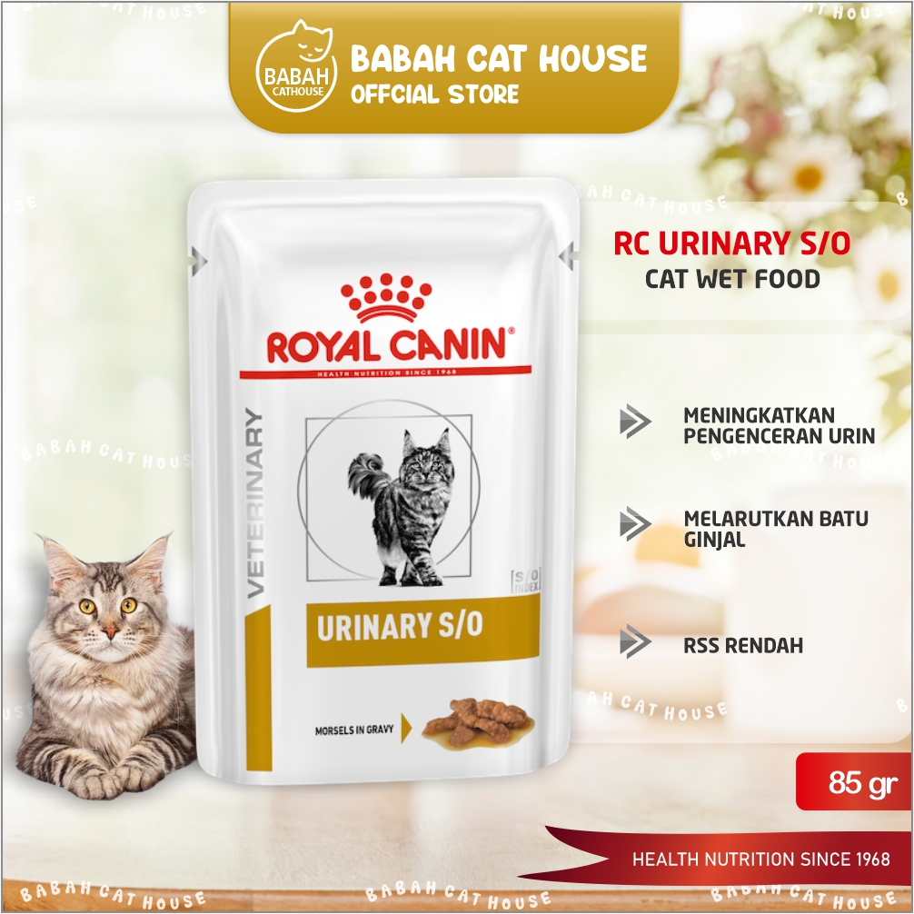 Jual ROYAL CANIN URINARY S/O VET POUCH 85g Cat Wet Food Rc Urinari So S ...