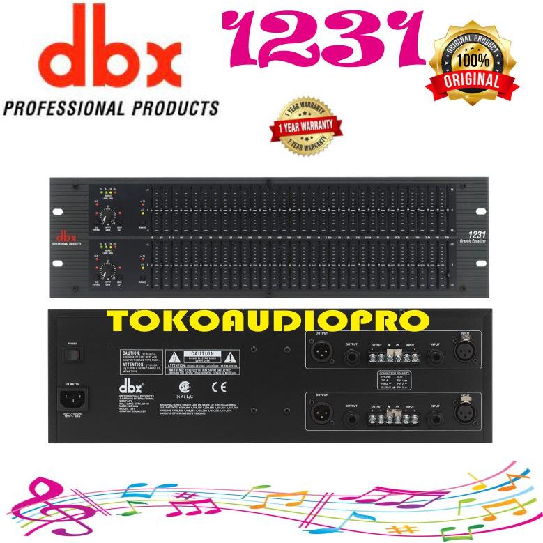 Jual DBX 1231 Stereo Graphic Equalizer Original | Shopee Indonesia