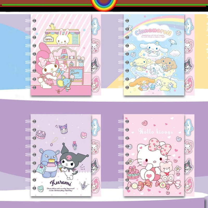 Jual BINDER GLITTER SANRIO | BINDER BOOK SANRIO | DIARY SANRIO | KUROMI ...
