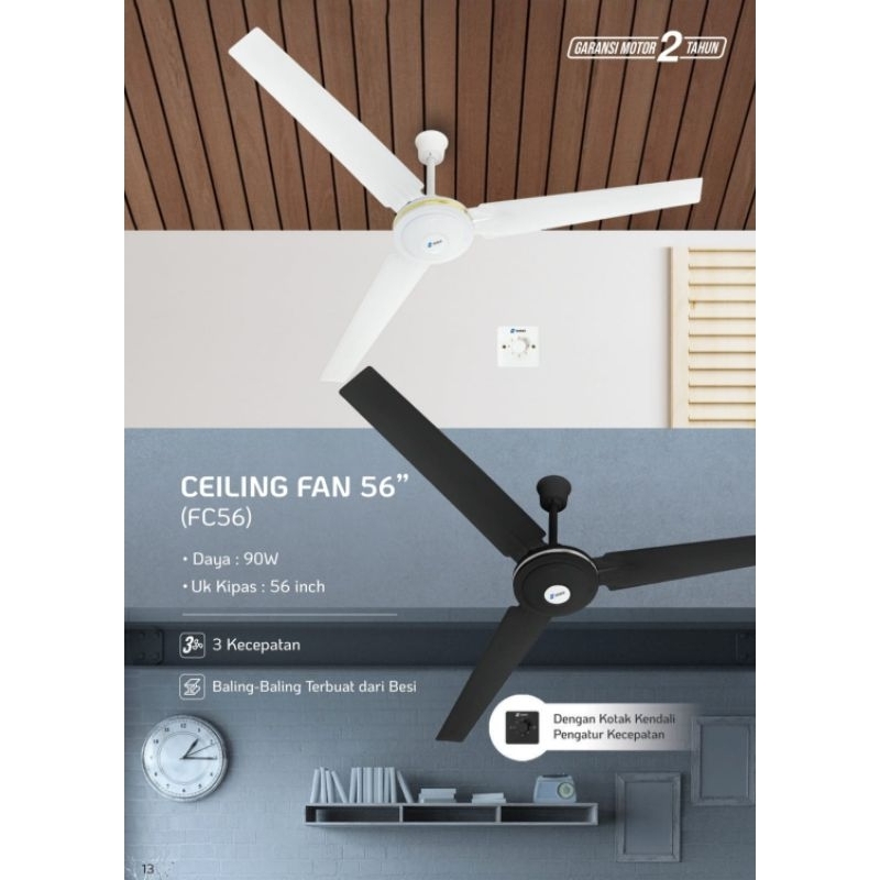 Jual Ceiling Fan Sanex FC 56 / Kipas Angin Gantung / Kipas Angin Plafon ...