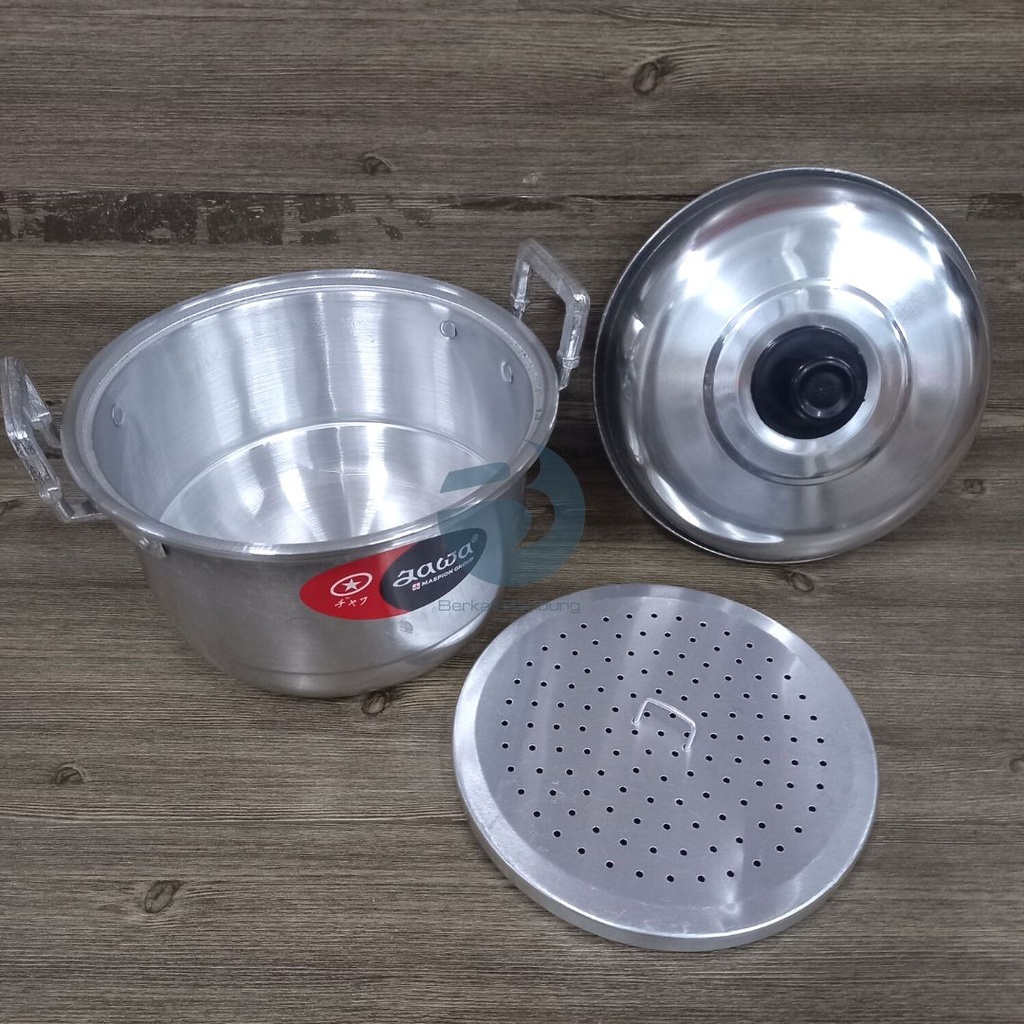 Jual Dandang / panci kukus Jawa no 20 22 Maspion panci logam jawa ...