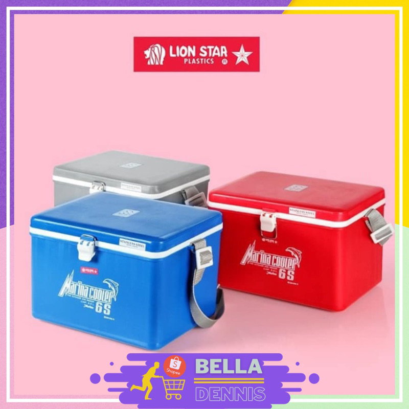 Jual LION STAR - Marina Cooler Box 6s - (Tempat Penyimpanan Es) | Shopee Indonesia