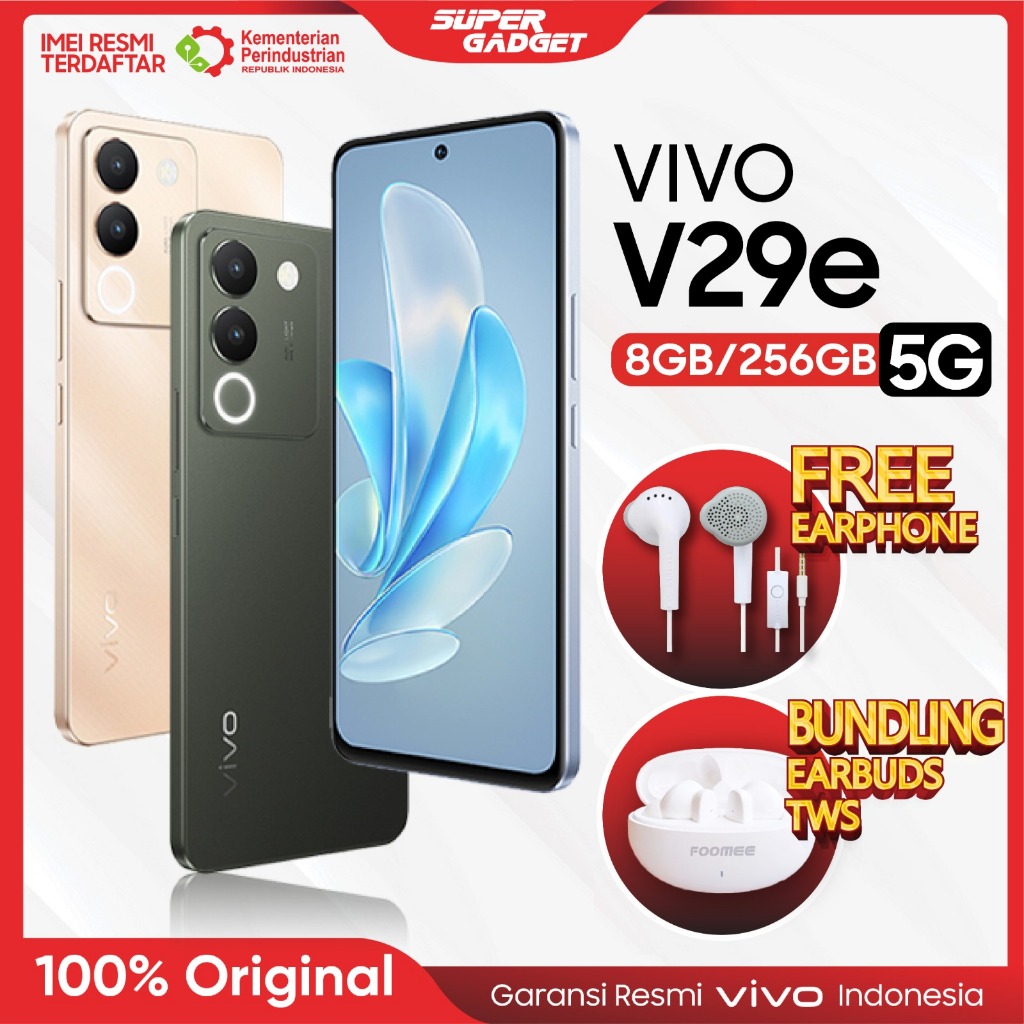Jual VIVO V29e 5G 8/256 RAM 8 ROM 256 GB 8GB 256GB HP Smartphone ...