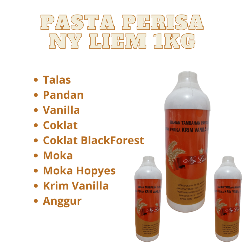 Jual NY LIEM PASTA/PERISA 1 KG - PERISA/PASTA KUE | Shopee Indonesia