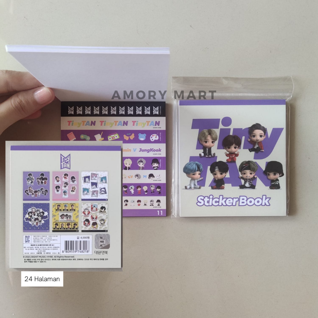 Jual Official Sticker Book TinyTAN / Stiker BTS Tiny TAN | Shopee Indonesia