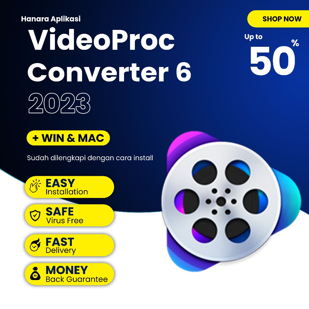 Jual Software Konversi Video: VideoProc Converter 6 Full Version [WIN ...