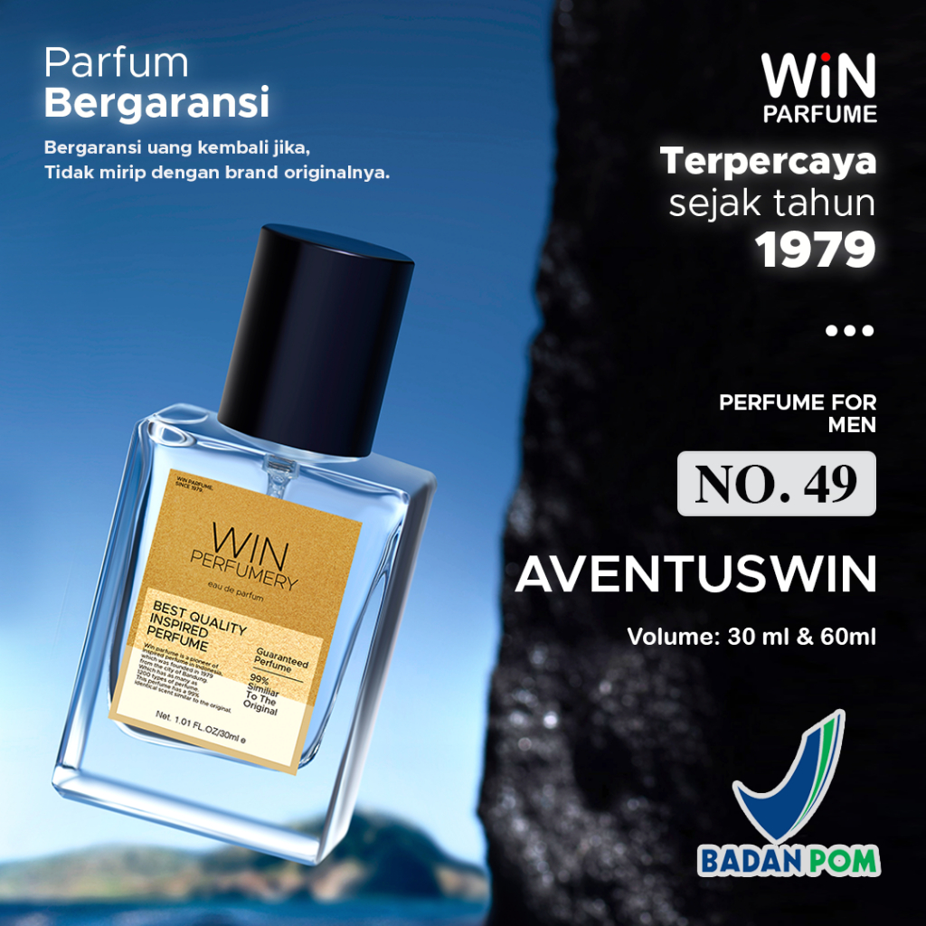 Jual NEW FORMULA [WIN PARFUME BANDUNG] NO.49 AVENTUSwin | Shopee Indonesia