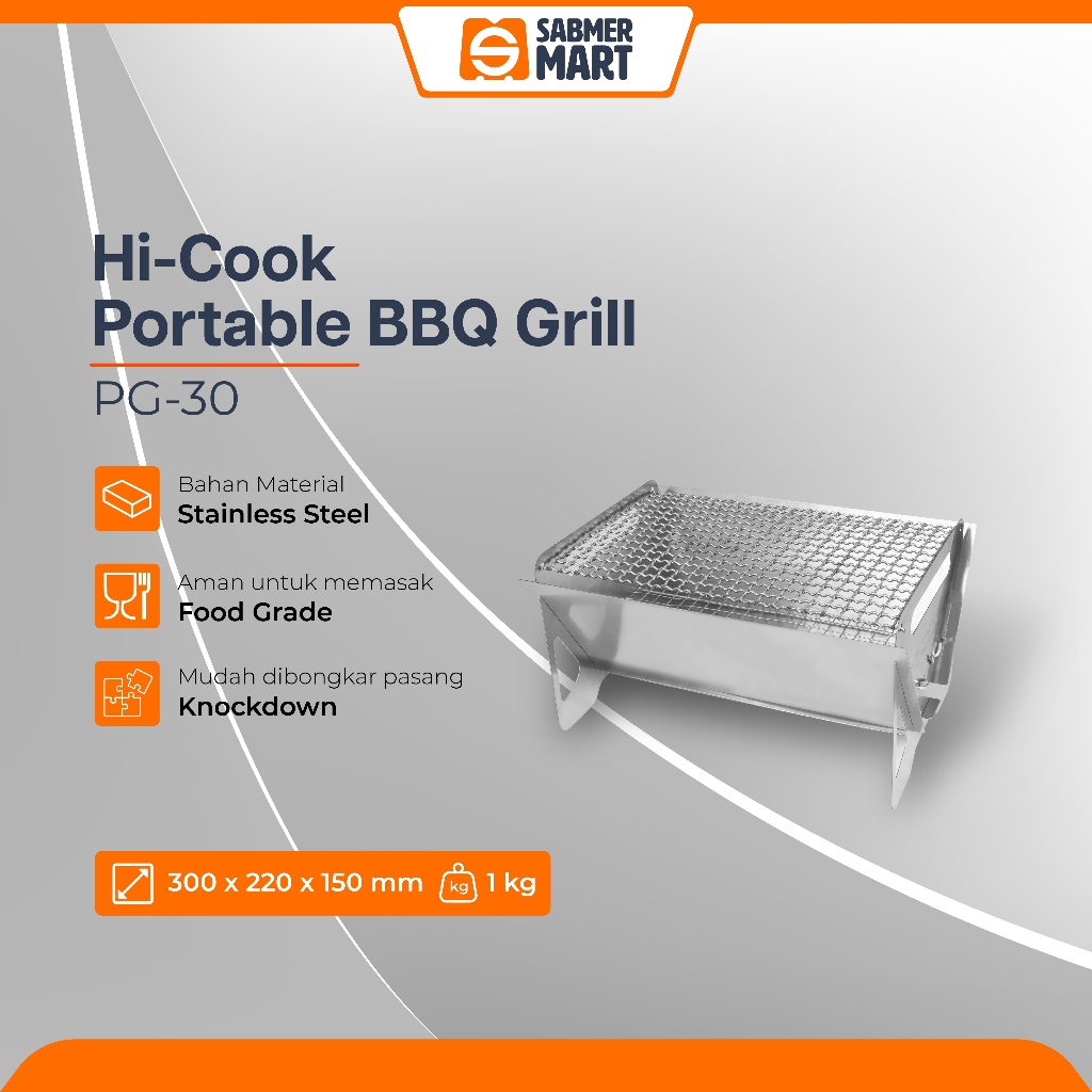 Jual Alat Panggang Portable / Barbeque Grill Portable / Pemanggang ...