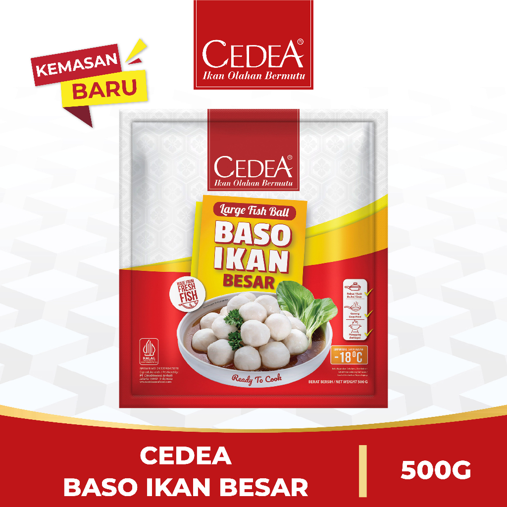 Jual Cedea Baso Ikan Besar 500gr Bakso Large Fish Ball Shabu Suki ...