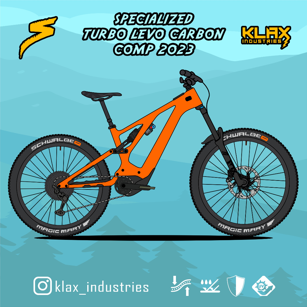 Jual Shield Pro SPECIALIZED TURBO LEVO SL COMP CARBON 2023. FULL WRAP ...