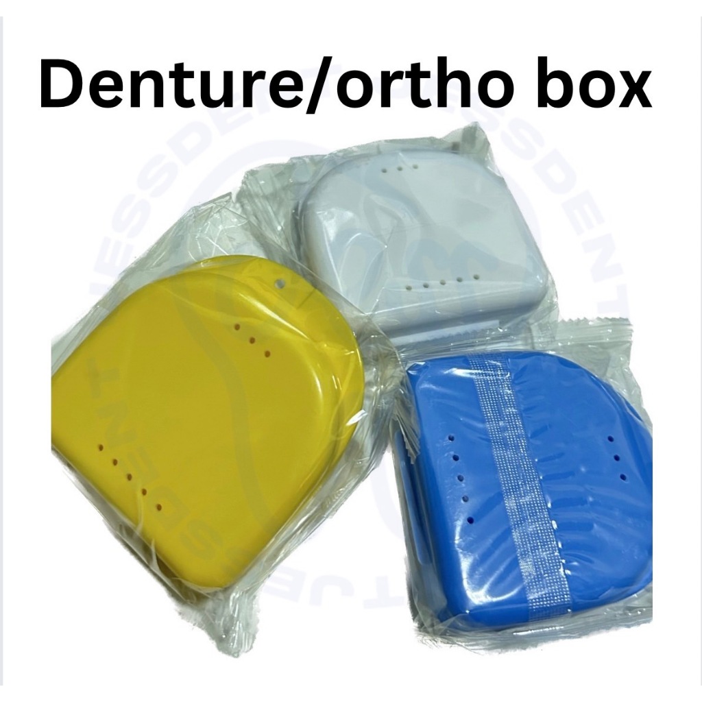 Jual DENTURE BOX KOTAK RETAINER KOTAK GIGI PALSU PROTESA BEHEL ORTHO ...