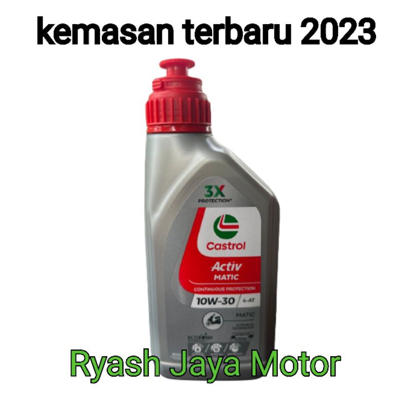 Jual Oli CASTROL ACTIVE Matic SAE 20-40W 0,8L untuk semua matic beat ...