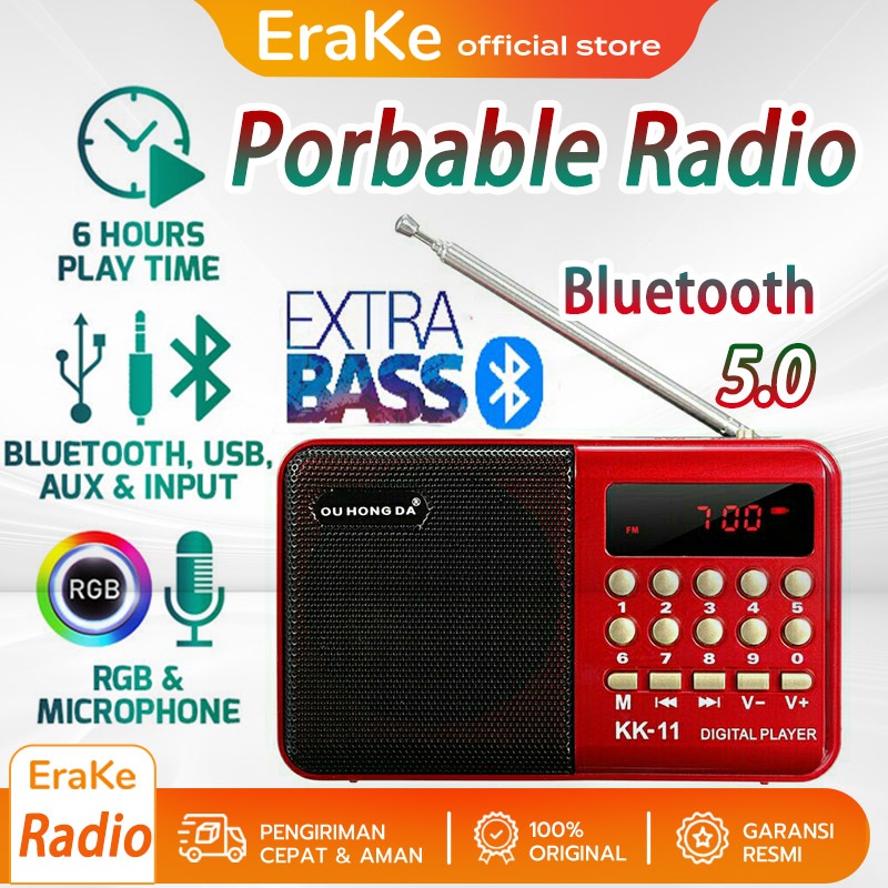 Jual Radio Bluetooth Digital FM/SD/USB/MP3 Player/ Radio Mini Termurah ...