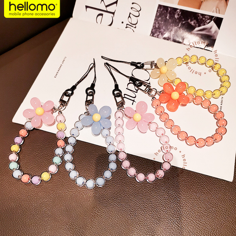 Jual Gantungan Korean Chain Hp Lanyard Manik Manik Bulat Tali Gelang ...