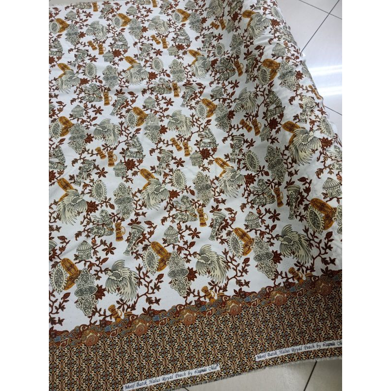 Jual bahan batik sutra foil legenda motif papua. batik foil khas papua ...