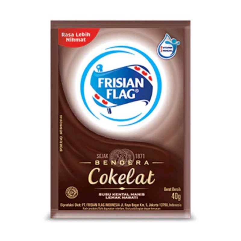 Jual FRISIAN FLAG BENDERA COKELAT RENCENG ISI 6 SACHET @38gr / SUSU ...