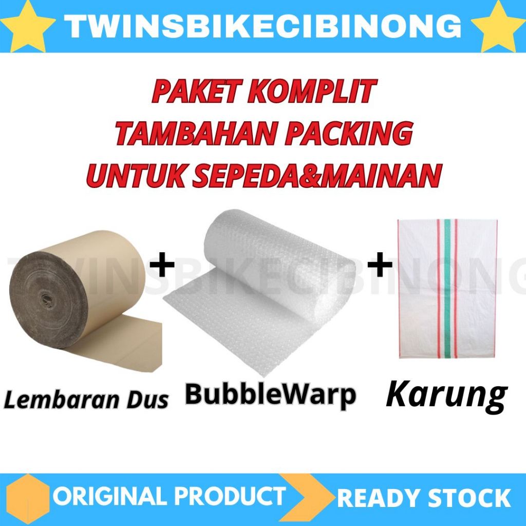 Jual Paket Packing Komplit Packing Sepeda Dan Mainan(Lembaran dus ...