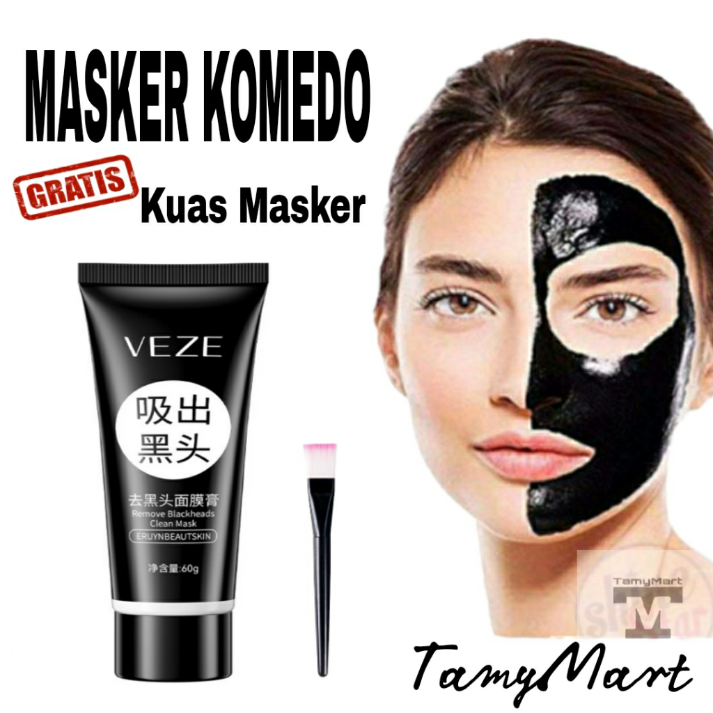 Jual VEZE Masker Komedo Remove Blackheads Clean Mask 60gr | Shopee ...