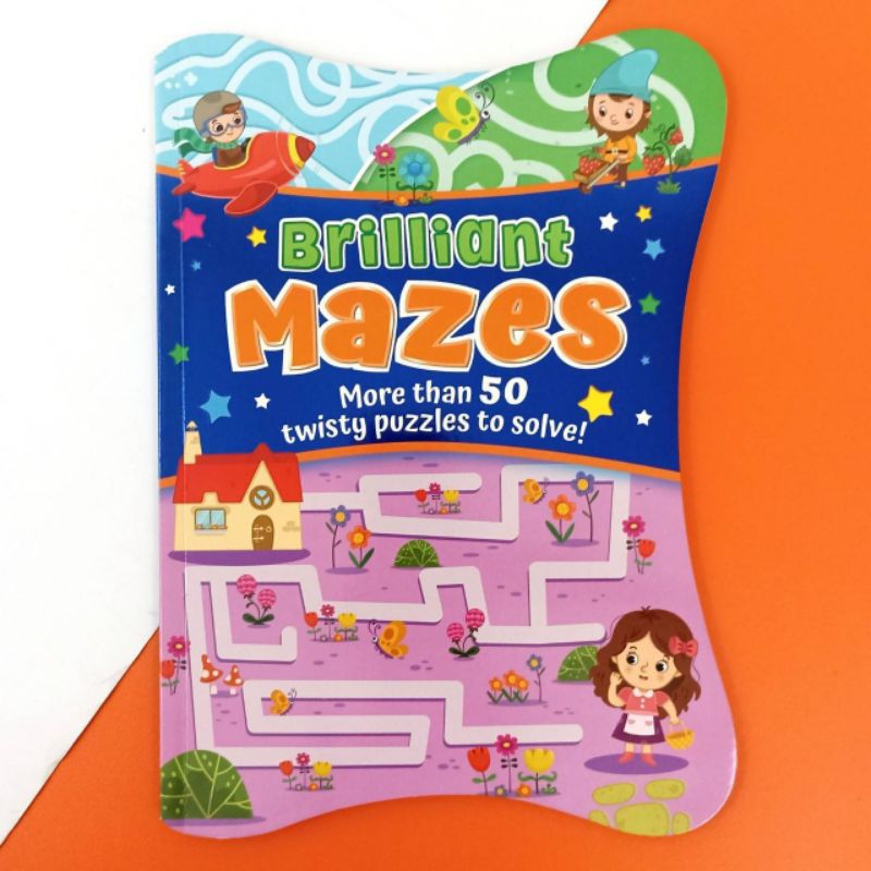 Jual Igloo Books Puzzles For Kids Brilliant Mazes | Shopee Indonesia