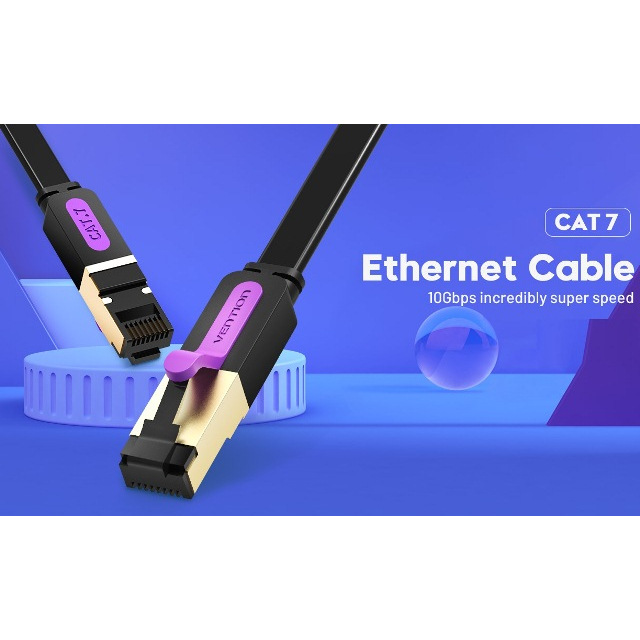 Jual Vention Kabel LAN RJ45 Cat7 Ethernet Cable Speed Internet Up ...