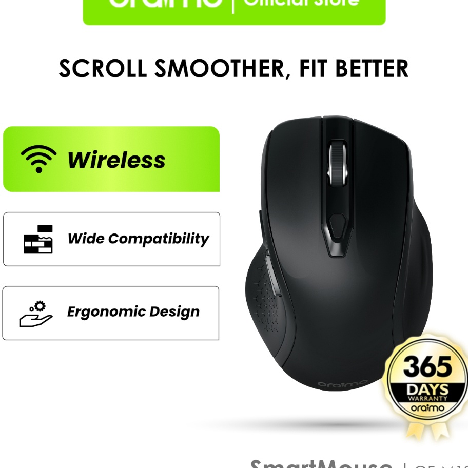 Jual Terjamin Oraimo Wireless Bluetooth Mouse Compatible Laptop ...