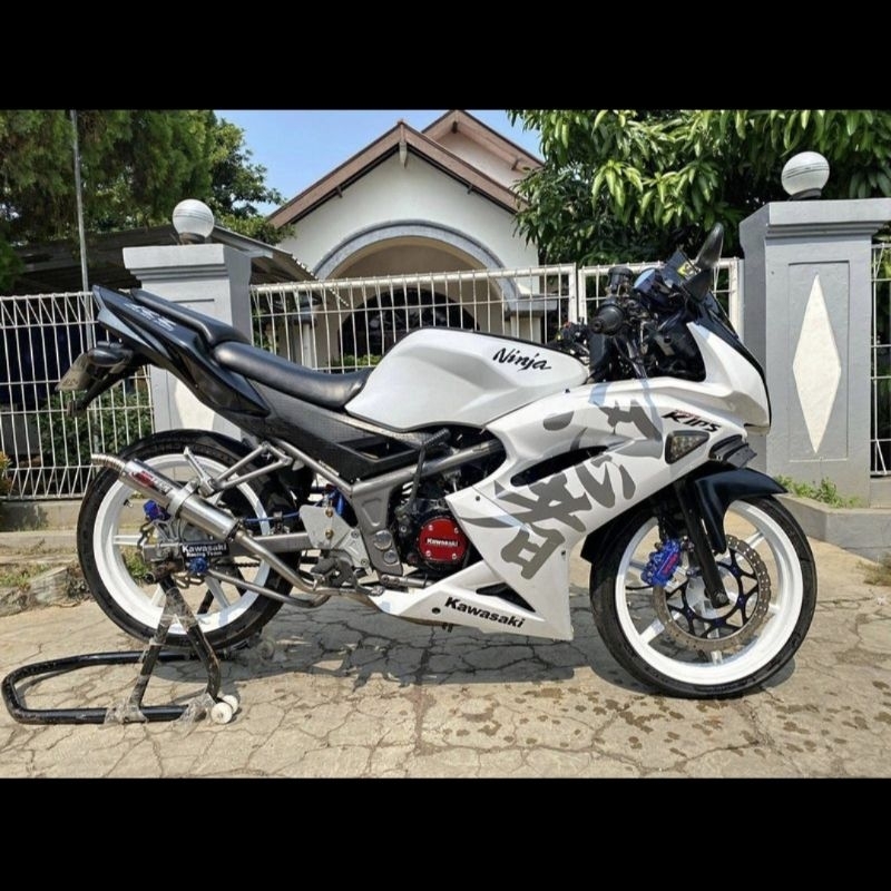 Jual Stiker ninja rr new// stiker cuting kanji//striping ninja rr new ...