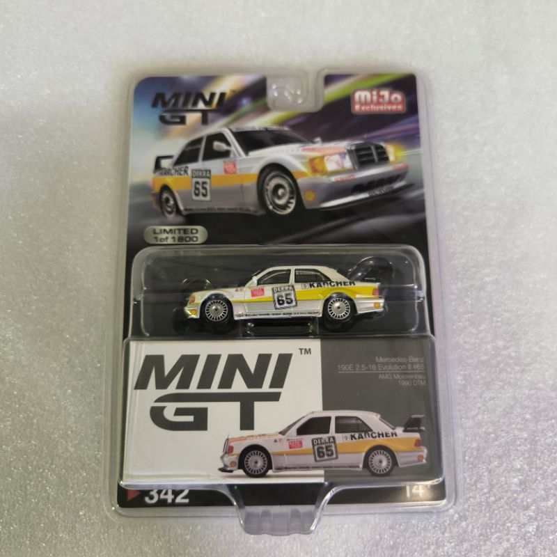 Jual MINI GT 342 MIJO MERCEDES BENZ 190E 2.5-16 EVOLUTION II #65 AMG ...