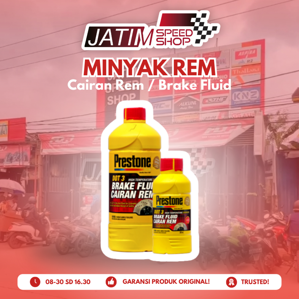 Jual Prestone Minyak Rem Cairan Rem Brake Fluid 300Ml Original | Shopee ...
