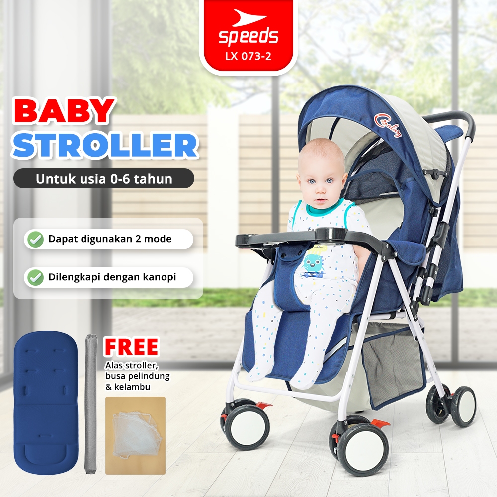 Jual SPEEDS Stroller Anak Lipat Premium Portabel Bayi Newborn Baby ...