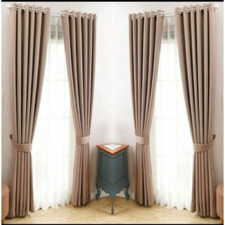 Jual gorden blackout polos gorden tirai | Shopee Indonesia