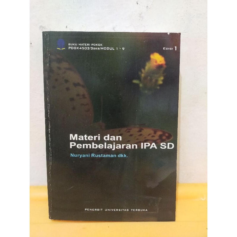 Jual Materi dan Pembelajaran IPA SD edisi 1 by Nuryani Rustaman ...