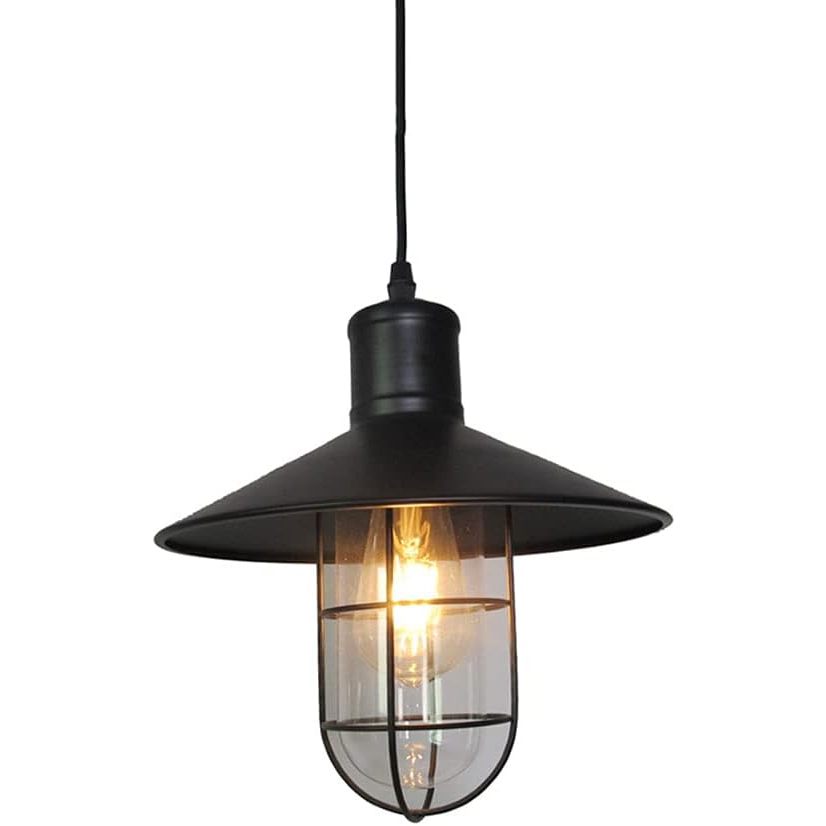 Jual Lampu Gantung Cafe Minimalis Besi Hitam -Kap Lampu Cafe Sarang ...
