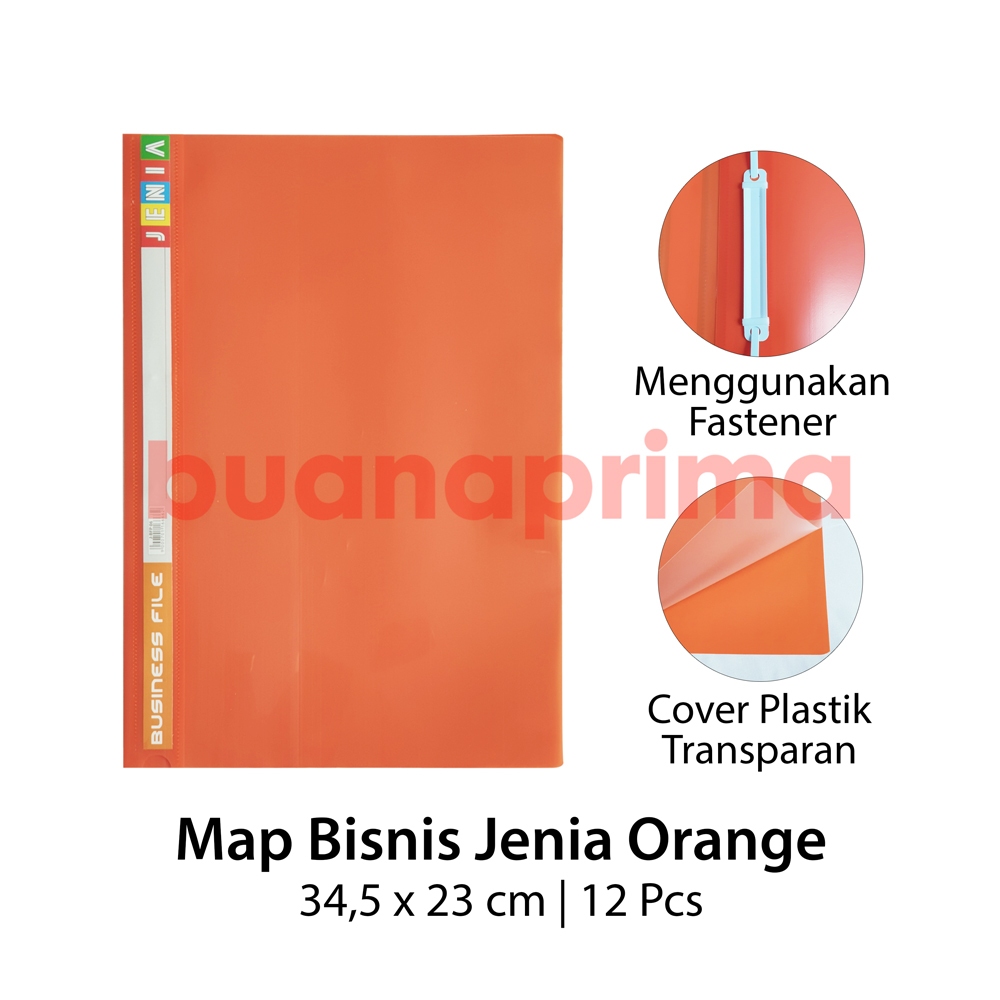 Jual Map Business File isi 12 pcs Bisnis Plastik Fastener Acco Folio F4 ...