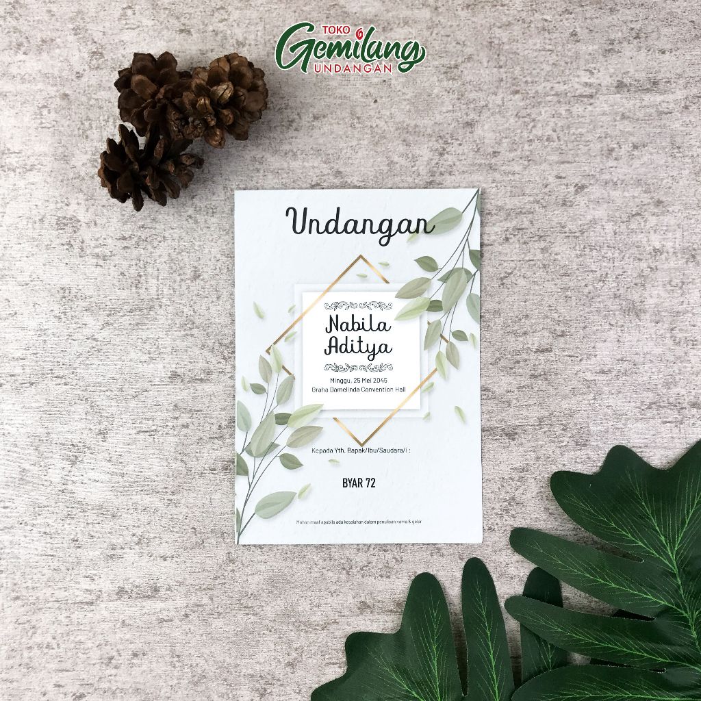 Jual BLANGKO UNDANGAN PERNIKAHAN PADANG PANJANG SUMATERA BARAT BYAR 72 ...