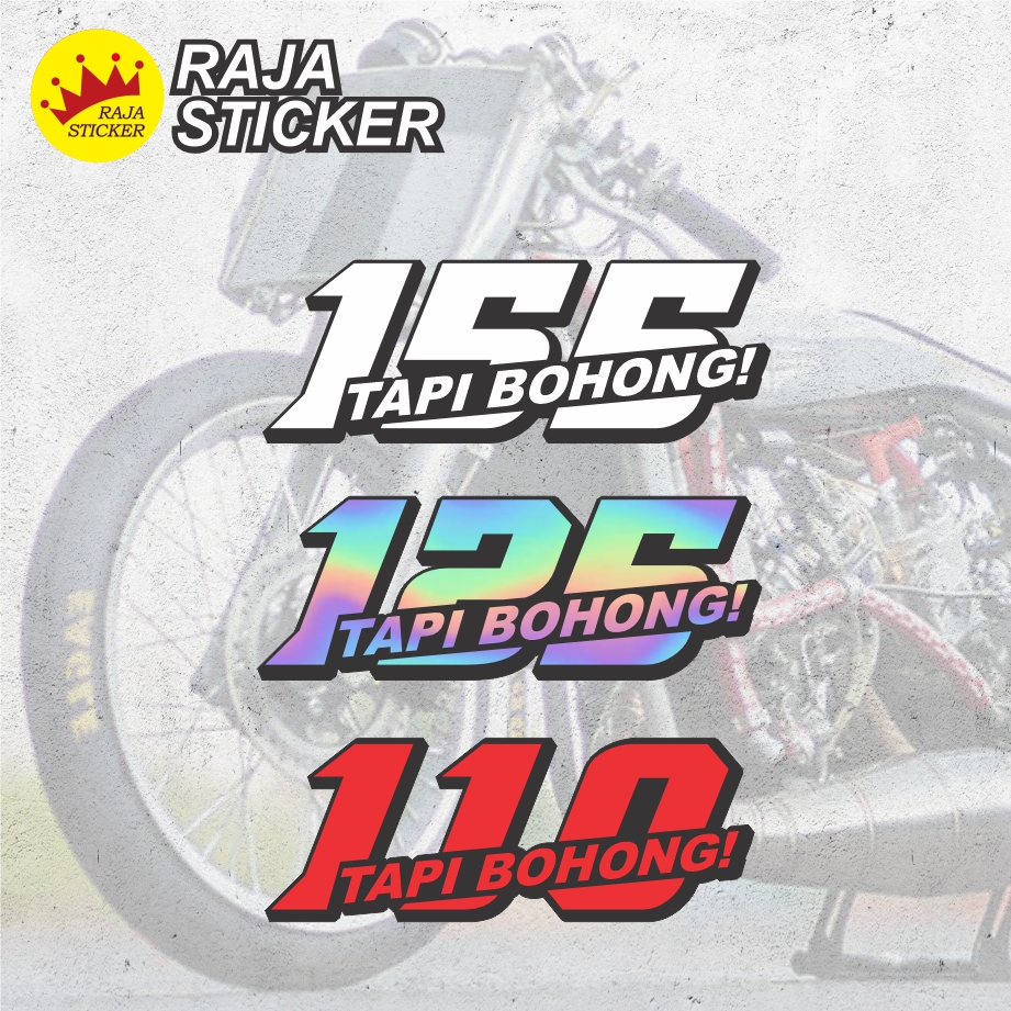 Jual STIKER 110 STIKER 125 STIKER 155 TAPI BOHONG! | Shopee Indonesia