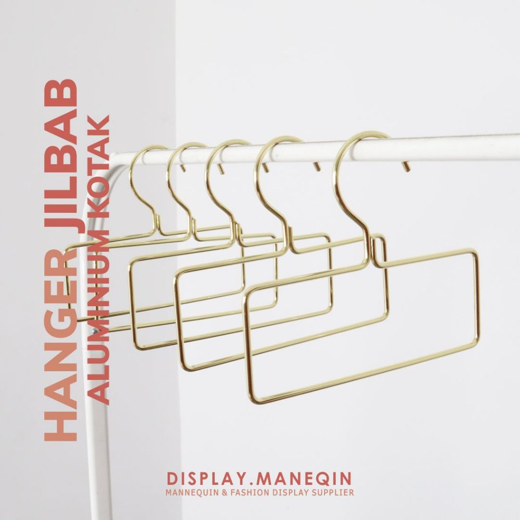 Jual Hanger Jilbab Aluminium Kotak DM928 Cantolan Hijab Alumunium Tebal ...