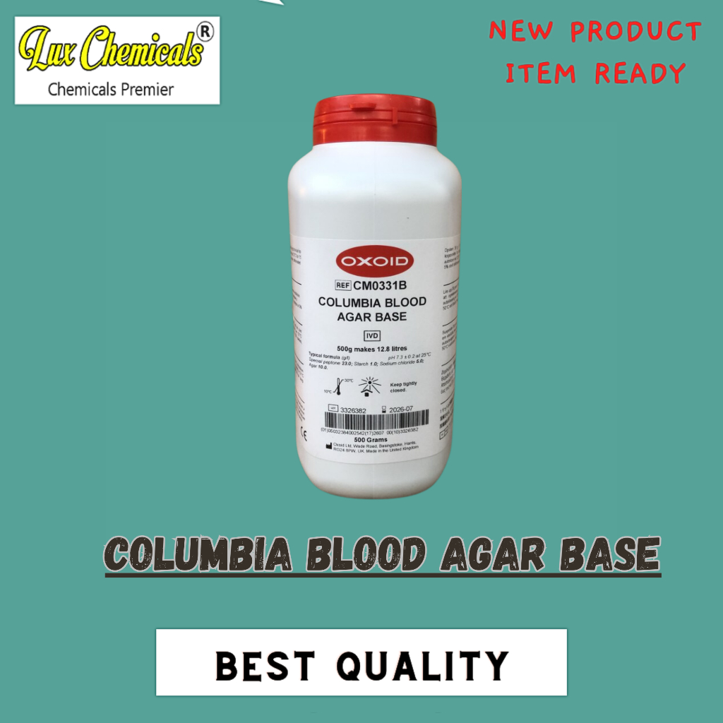 Jual ( Oxoid ) Columbia Blood Agar Base Kemasan Ecer 50 Gram 100 Gram ...