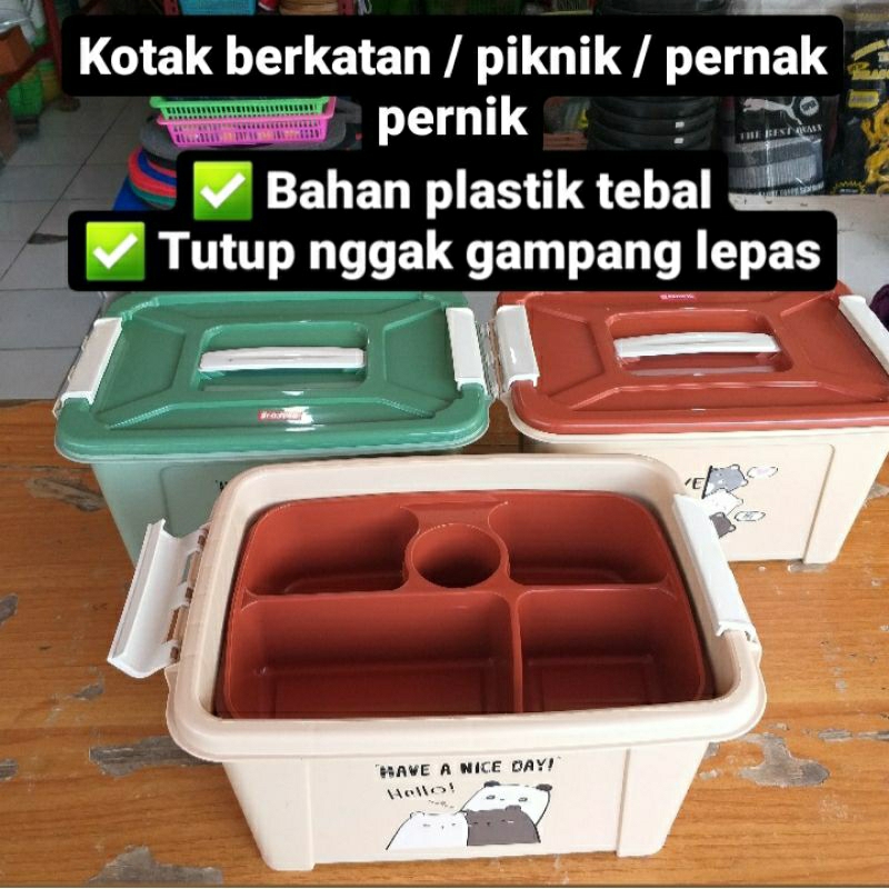 Jual Box kontainer kecil / kotak perkakas / box baju / berkatan ...