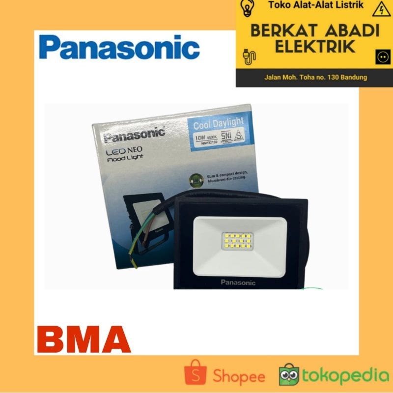 Jual Panasonic Lampu LED 10 WATT FLOODLIGHT IP65 | Shopee Indonesia