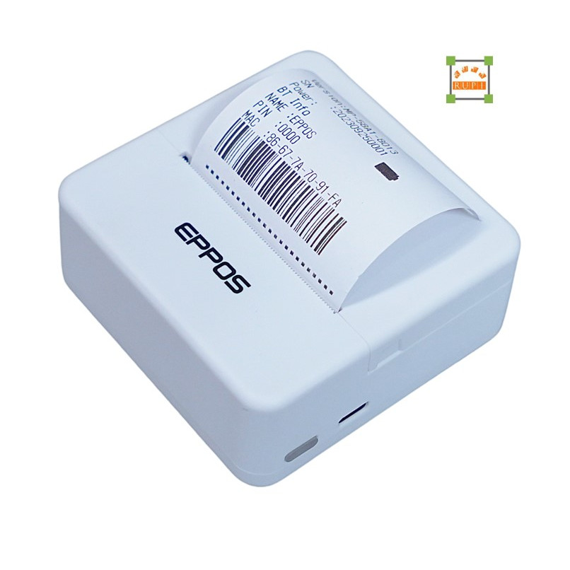 Jual Pocket Mini Printer Bluetooth EPPOS EP5859 [White] Cetak Struk Kasir Murah | Shopee Indonesia