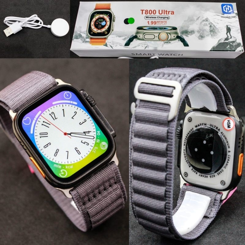 Jual Smartwatch T800 Alpine Loop Band Ultra wireless bergaransi ...