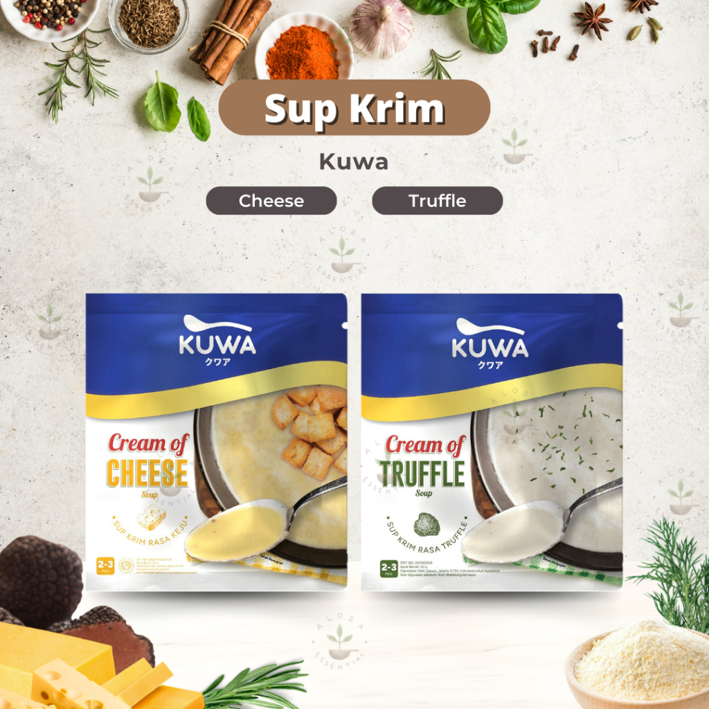 Jual Kuwa Cream of Cheese Truffle 40 gram - Sup Krim Keju Truffle ...