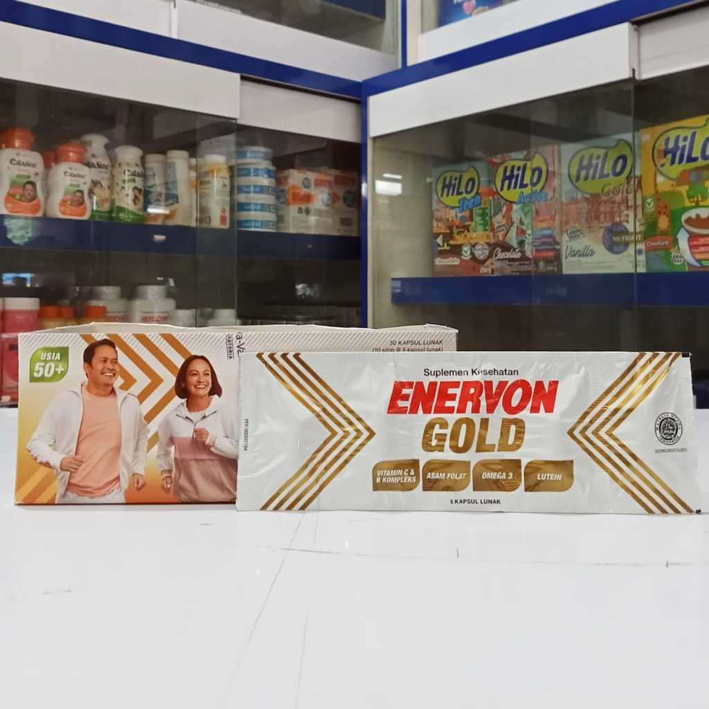 Jual ENERVON Gold Strip isi 5 kapsul | Shopee Indonesia