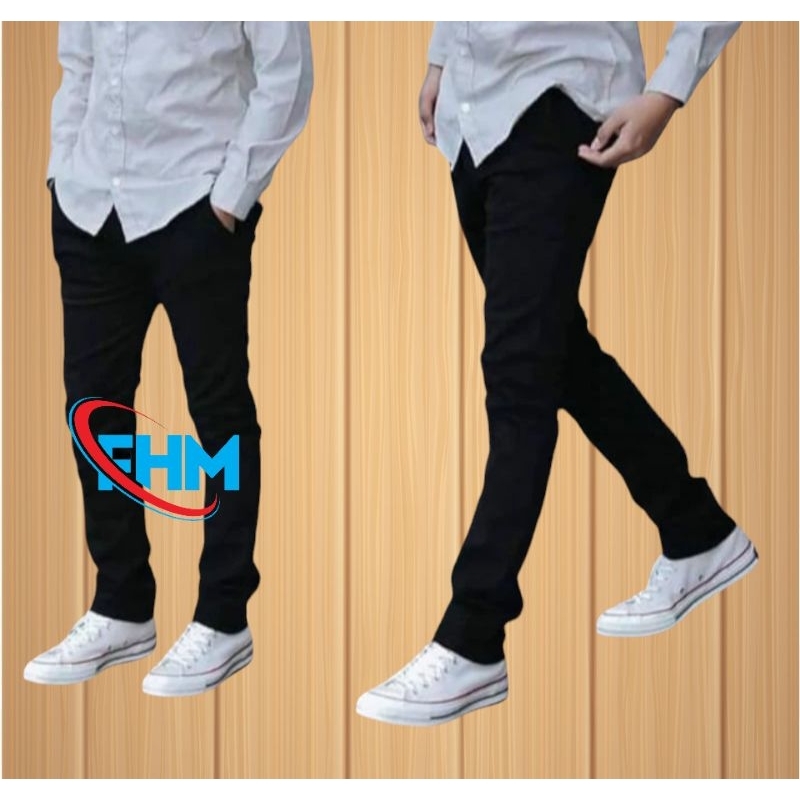 Jual PROMO CELANA PANJANG PRIA UKURAN 27-38 PREMIUM QUALITY CHINOS SLIMFIT COWOK SKINNY POLOS ...