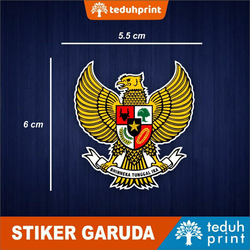 Jual Sticker Stiker Garuda Pancasila / Lambang Garuda Indonesia ...