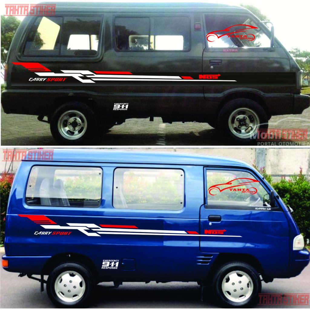 Jual STIKER CUTTING MOBIL SUZUKI CARRY 1.0 STCKER STRIPING BODI SAMPING ...