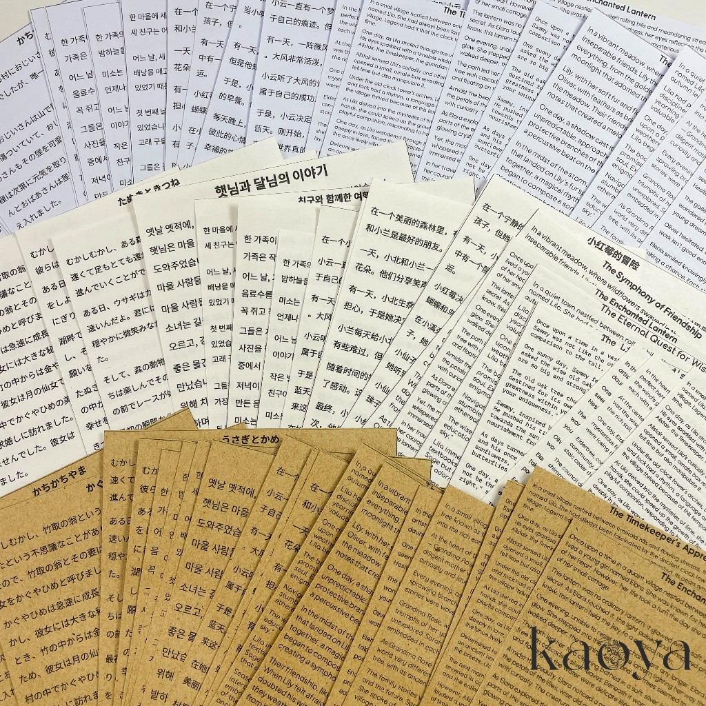 Jual 20pcs Kertas Tulisan Bahasa Inggris, Jepang, Korea, Cina DIY Old ...