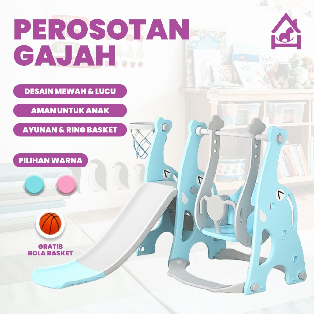 Jual Perosotan Ayunan Anak dan Ayunan Murah Mainan Ayunan 3 In 1 Ayunan Anak Playground | Shopee ...