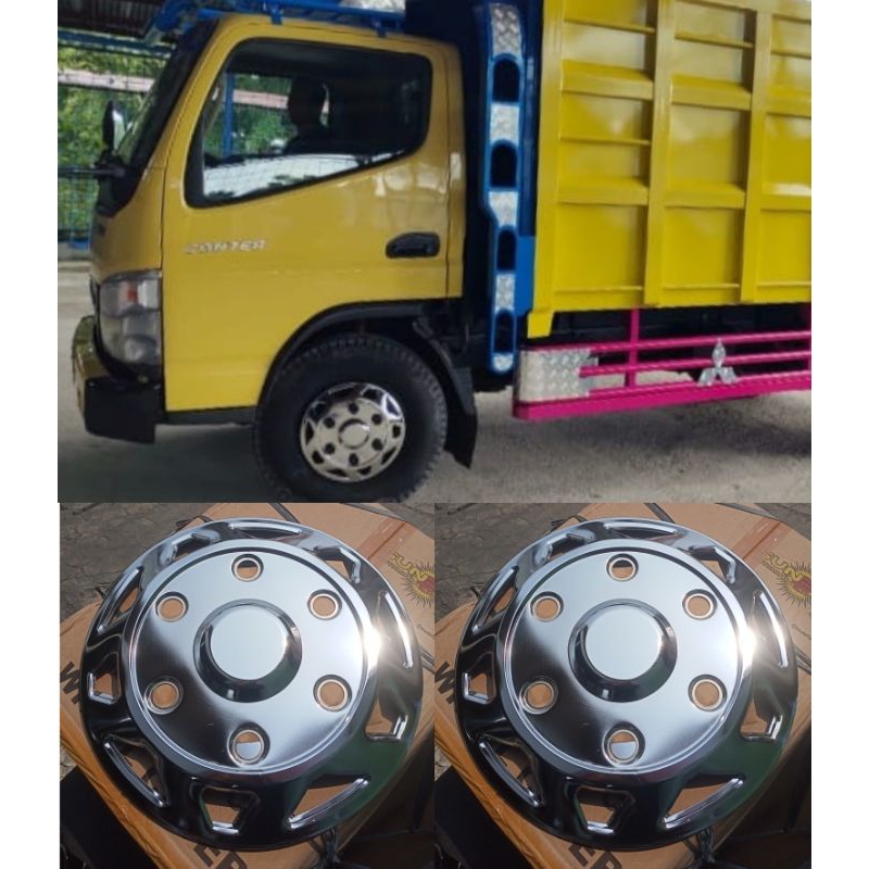 Jual Weldop Velg Truk Dop Roda Truk/Bus Ring 16 lobang 6 depan 2pcs ...
